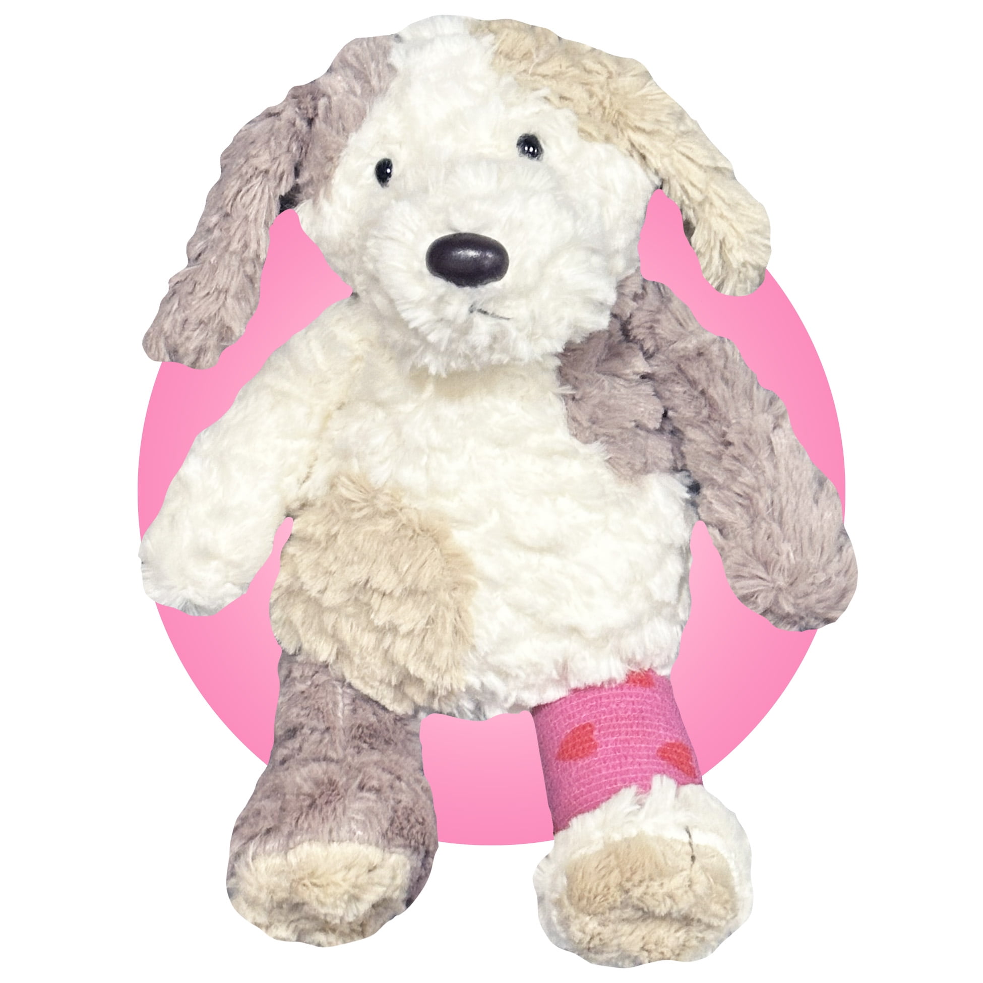 Broken Arm/Leg Gift for Kids - Choose Your Cast Location - 13" Puppy ...