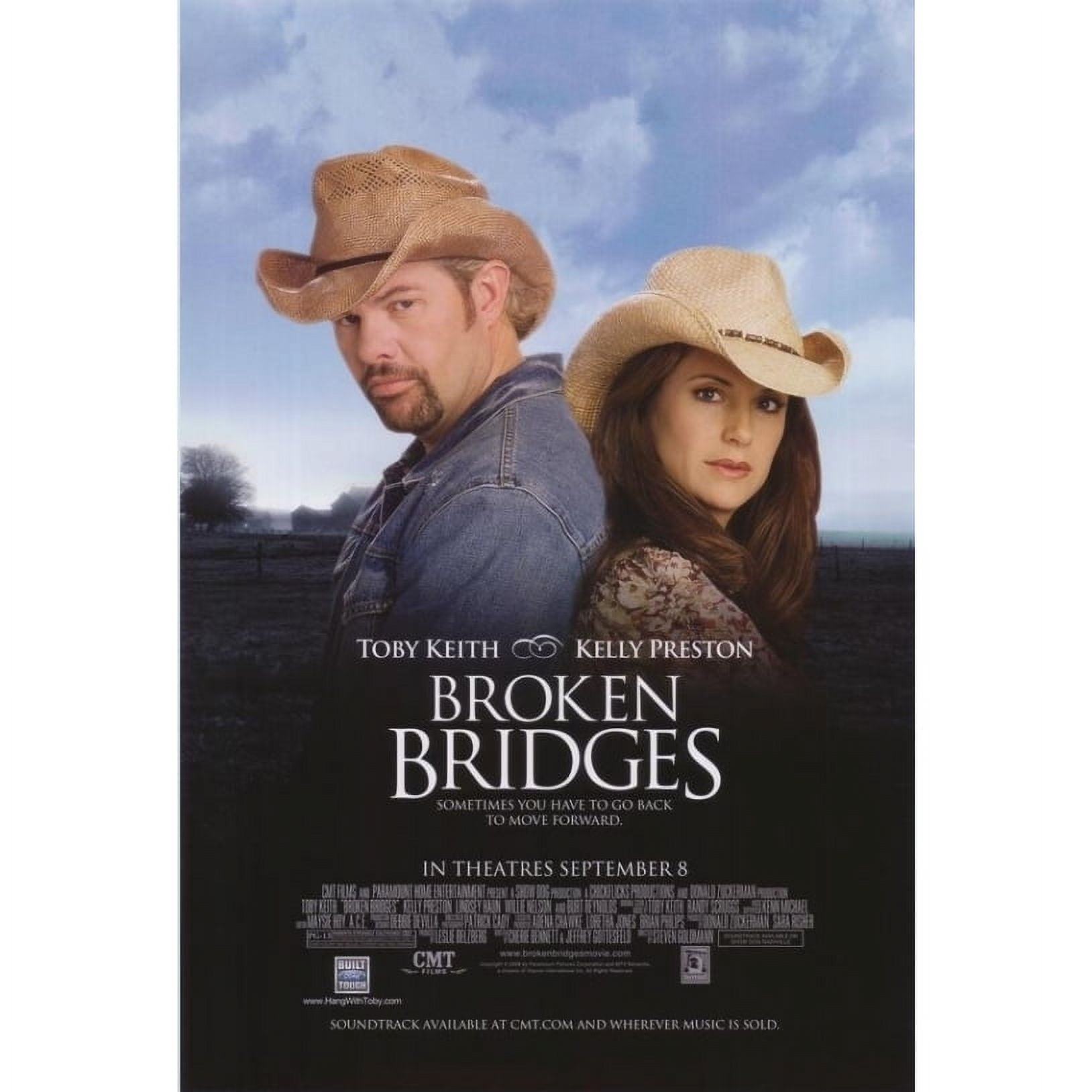 Broken Bridges Movie Poster (11 x 17) - Walmart.com