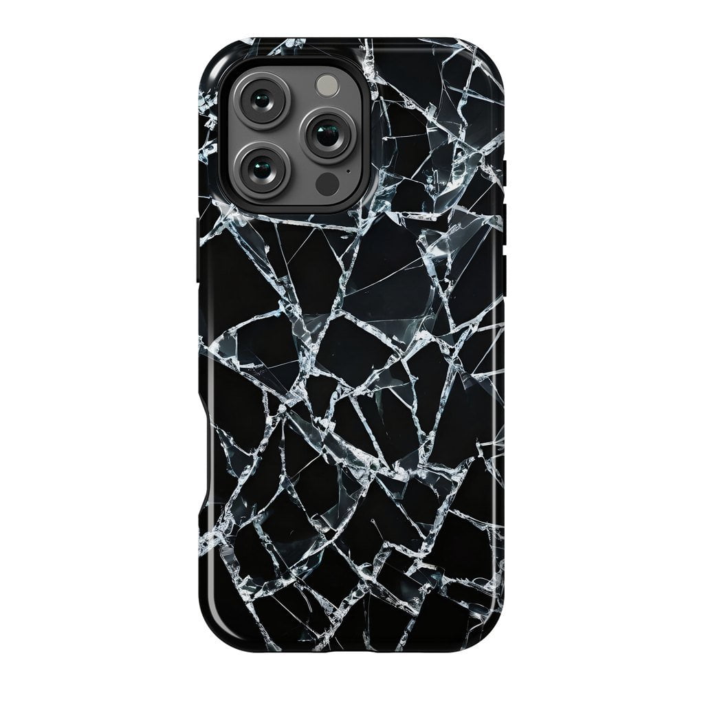 Broken Glass Pattern Design For iPhone 11 to 17 Pro Max Compatible ...