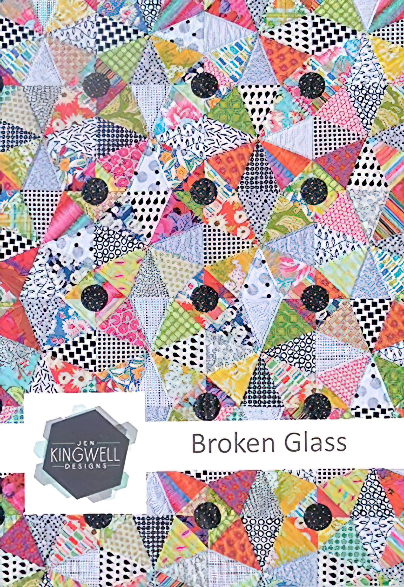 Jen Kingwell, Broken Glass Quilt Pattern - Walmart.com