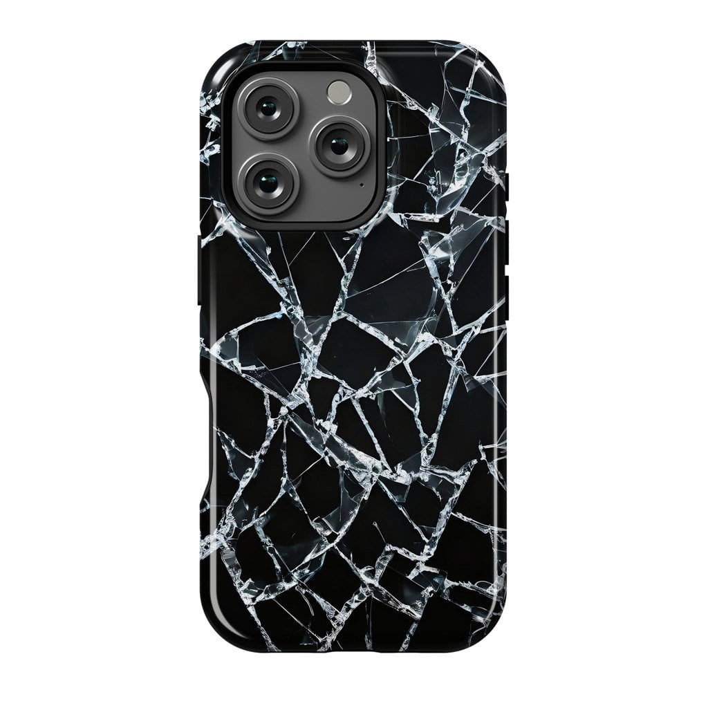 Broken Glass Shattered Effect Protective Durable Phone Case for iPhone ...