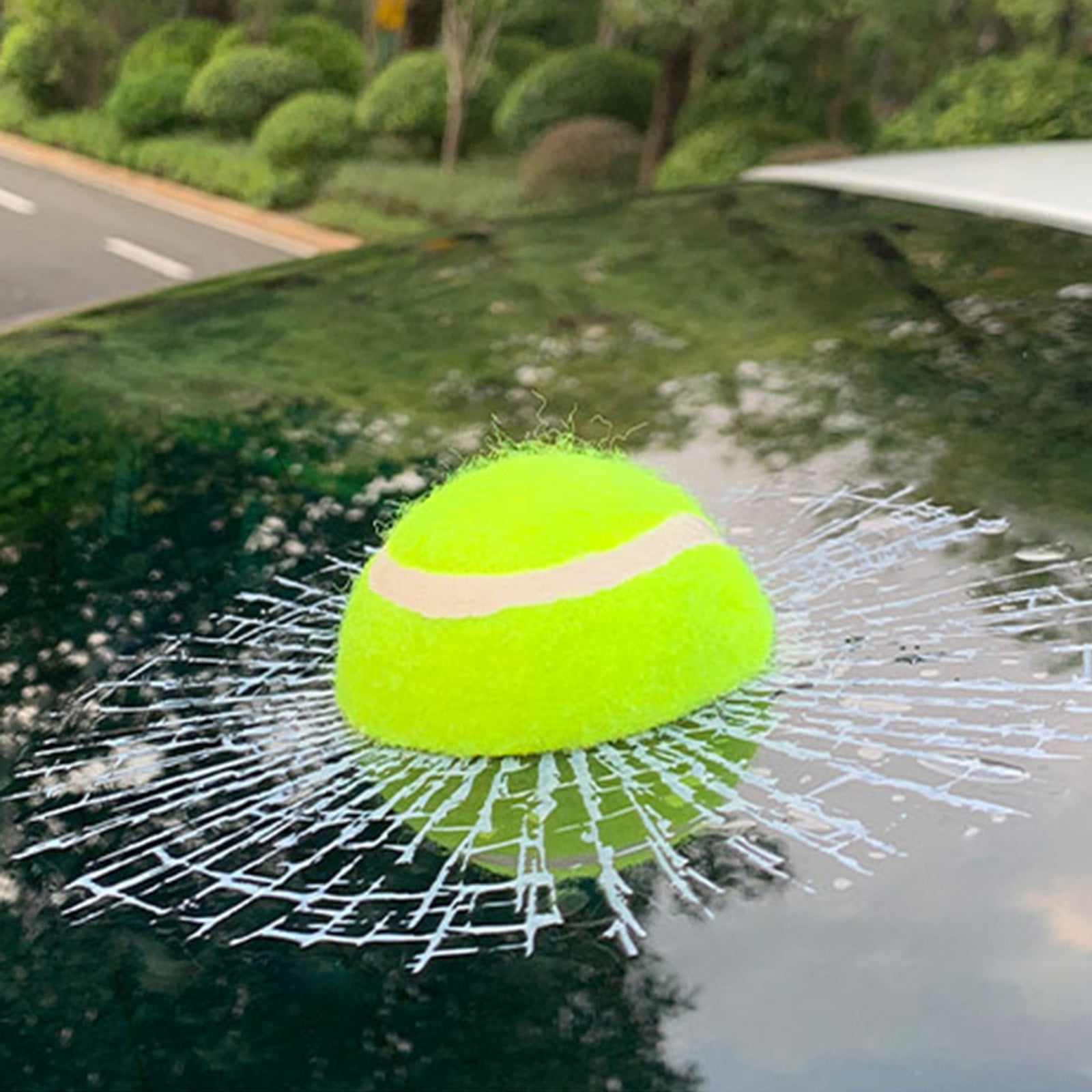 Broken Glass Sticker Decal for Car Stereo | Realistic Shattered Glass ...