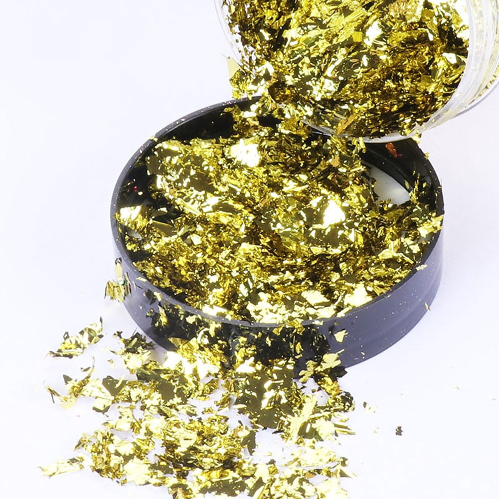 Broken Gold Foil Sequins Jewelry Glitter Diy Decorative Crafts ...