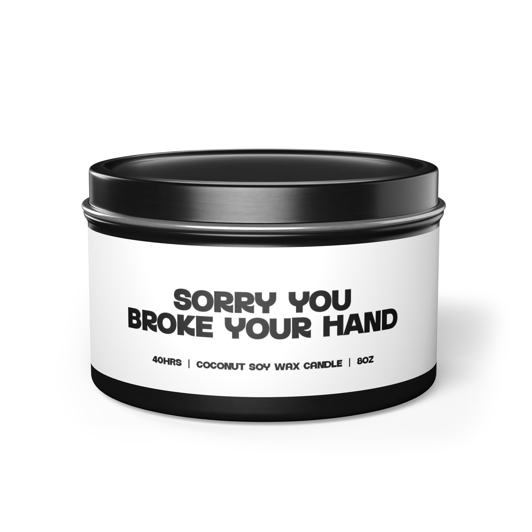 Broken Hand Surgery Cast Tin Candle Gifts Home Office Decor Vanilla ...