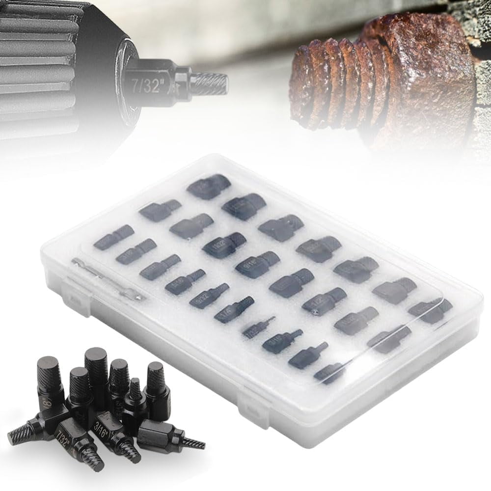 Broken Head Bolt Screw Cap Extractor, Bolt Extractor Kit Bolt Extractor ...
