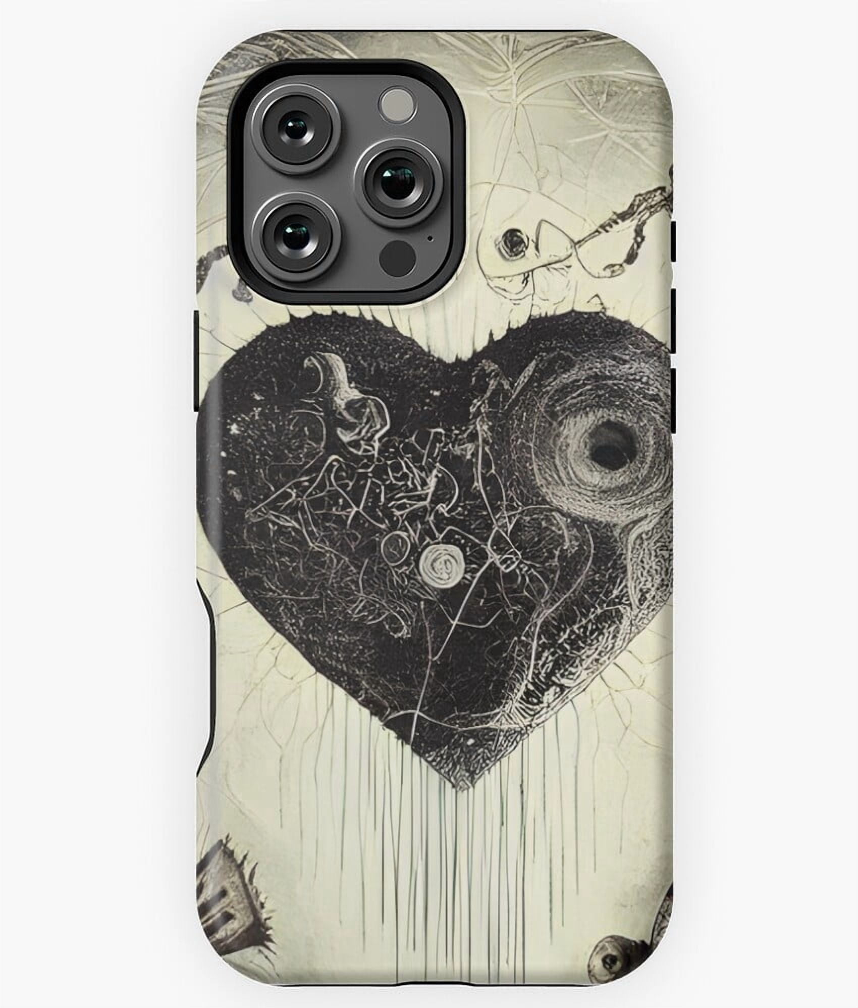 Broken Heart with Broken Wings Goth Art Dark Emo Heavy Metal Angel ...