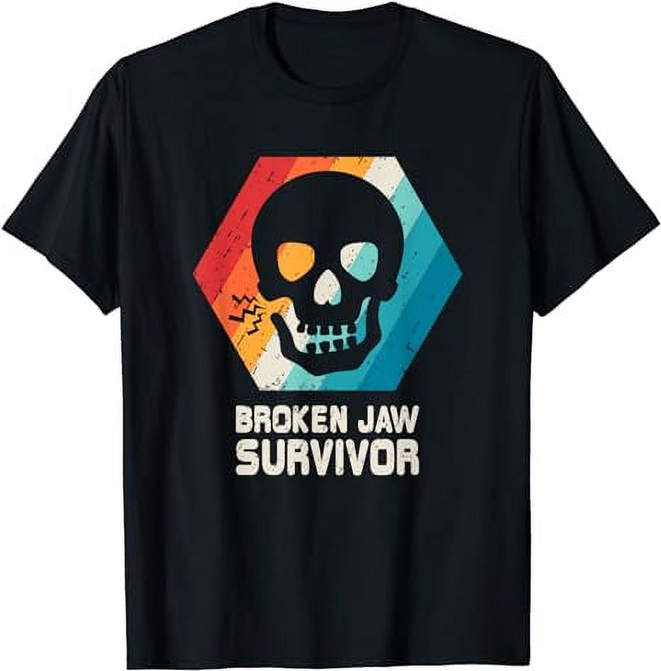 Broken Jaw T Shirt Jawbone Dislocated Fracture Funny Gift - Walmart.com