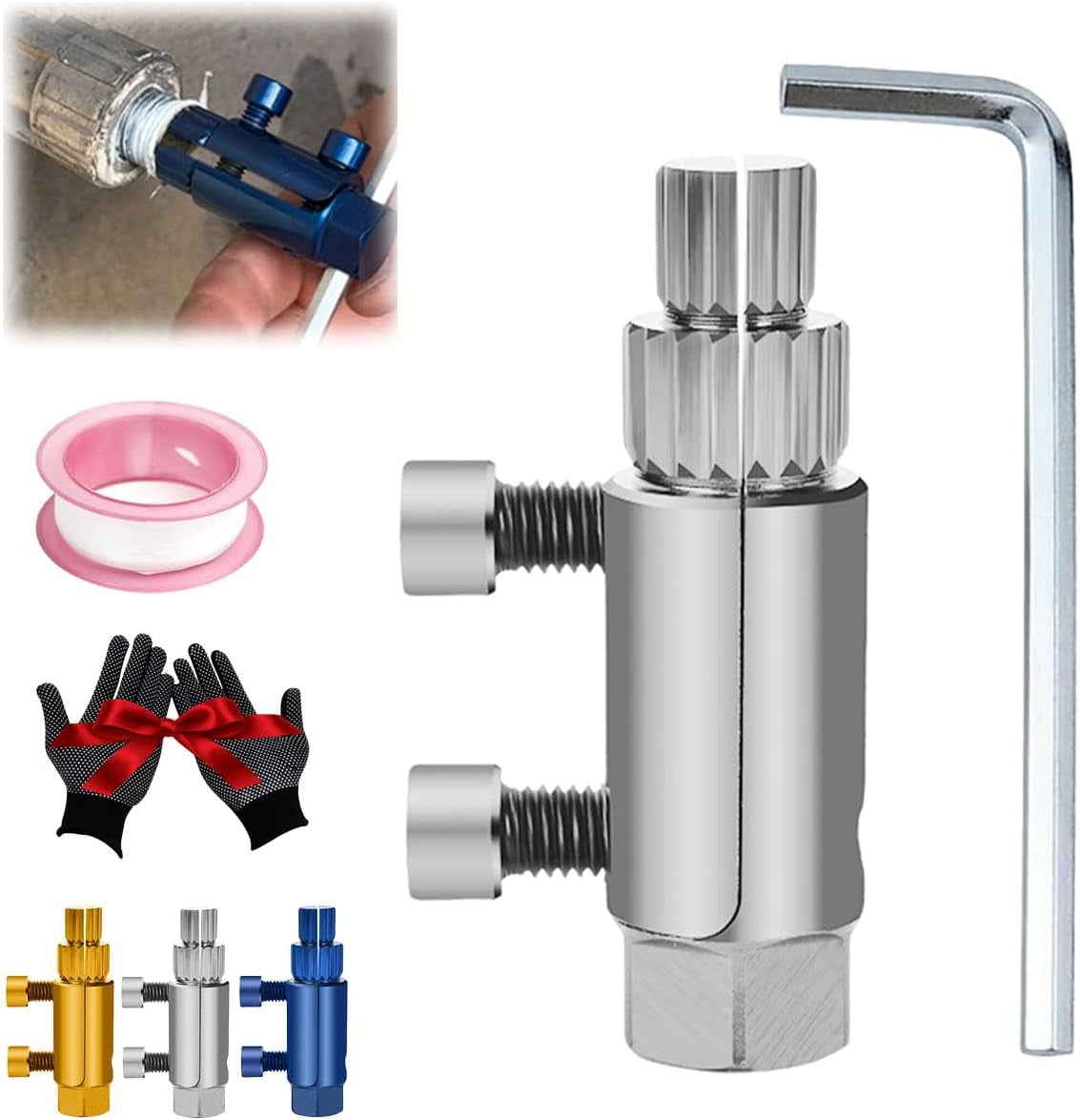 Broken Pipe Thread Extractor, Faucet Valve Screw Extractor, Stripped ...