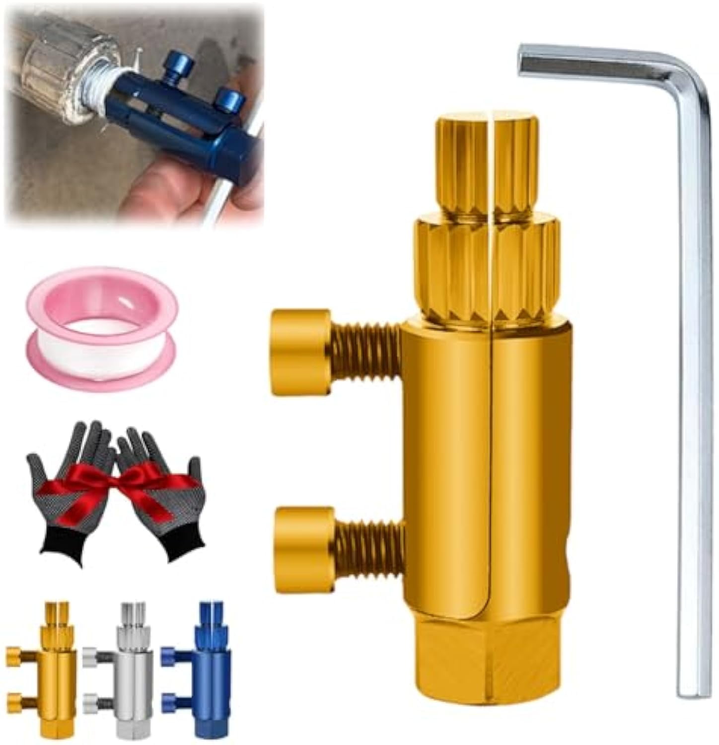 Broken Pipe Thread Extractor, Faucet Valve Screw Extractor, Stripped ...