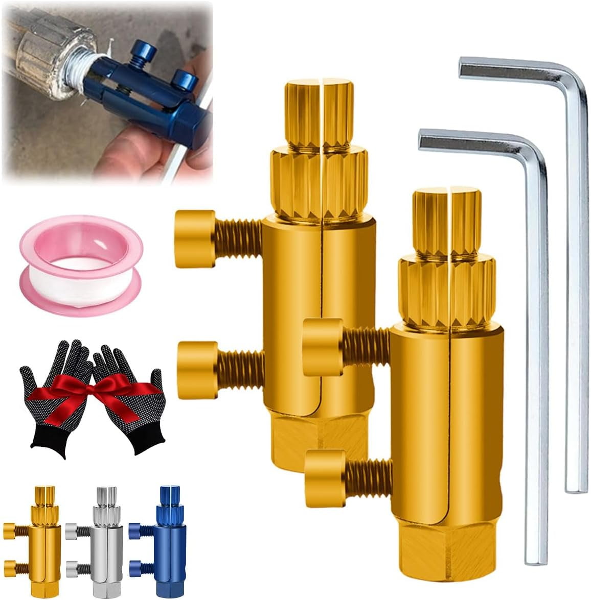 Broken Pipe Thread Extractor, Faucet Valve Screw Extractor, Stripped ...