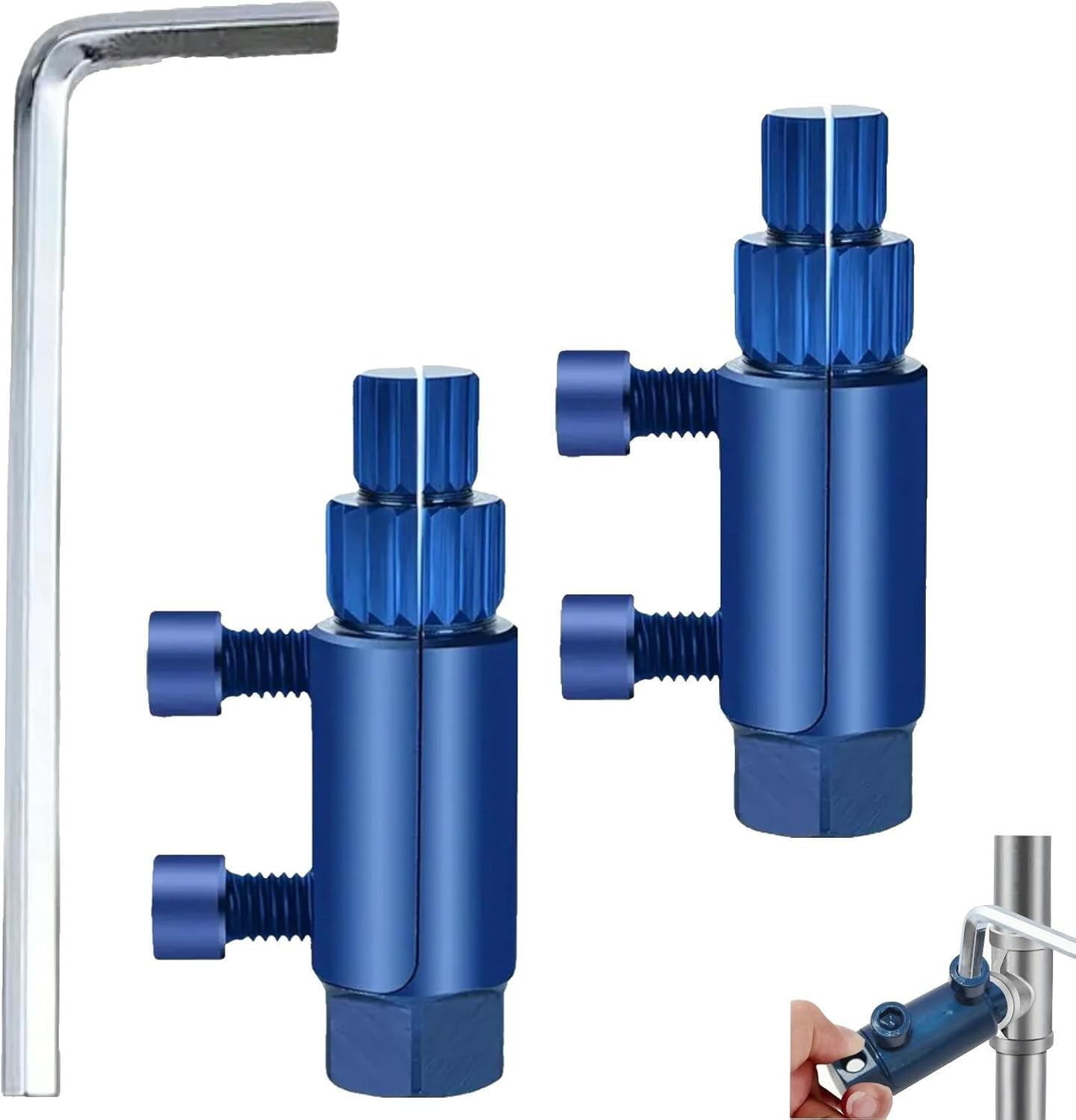 Broken Pipe Thread Extractor, Faucet Valves Screws Extractor for 1/2 ...