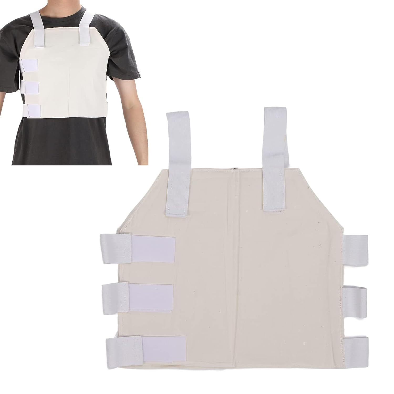Broken Rib Brace, Chest Sternum Protector Support Brace Breathable ...
