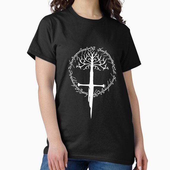 Broken Sword Ancient Legendary Shattered Blade Symbol Unisex T-Shirt up ...