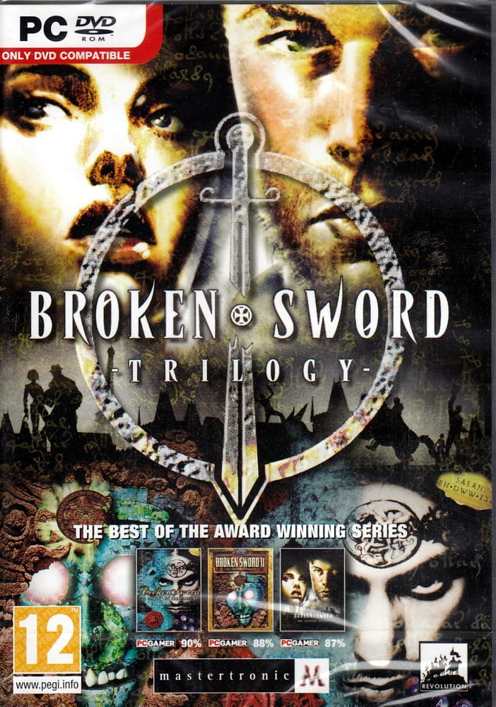 Broken Sword Trilogy (PC Games) includes Shadow of the Templar, Broken Sword II Smoking Mirror ...