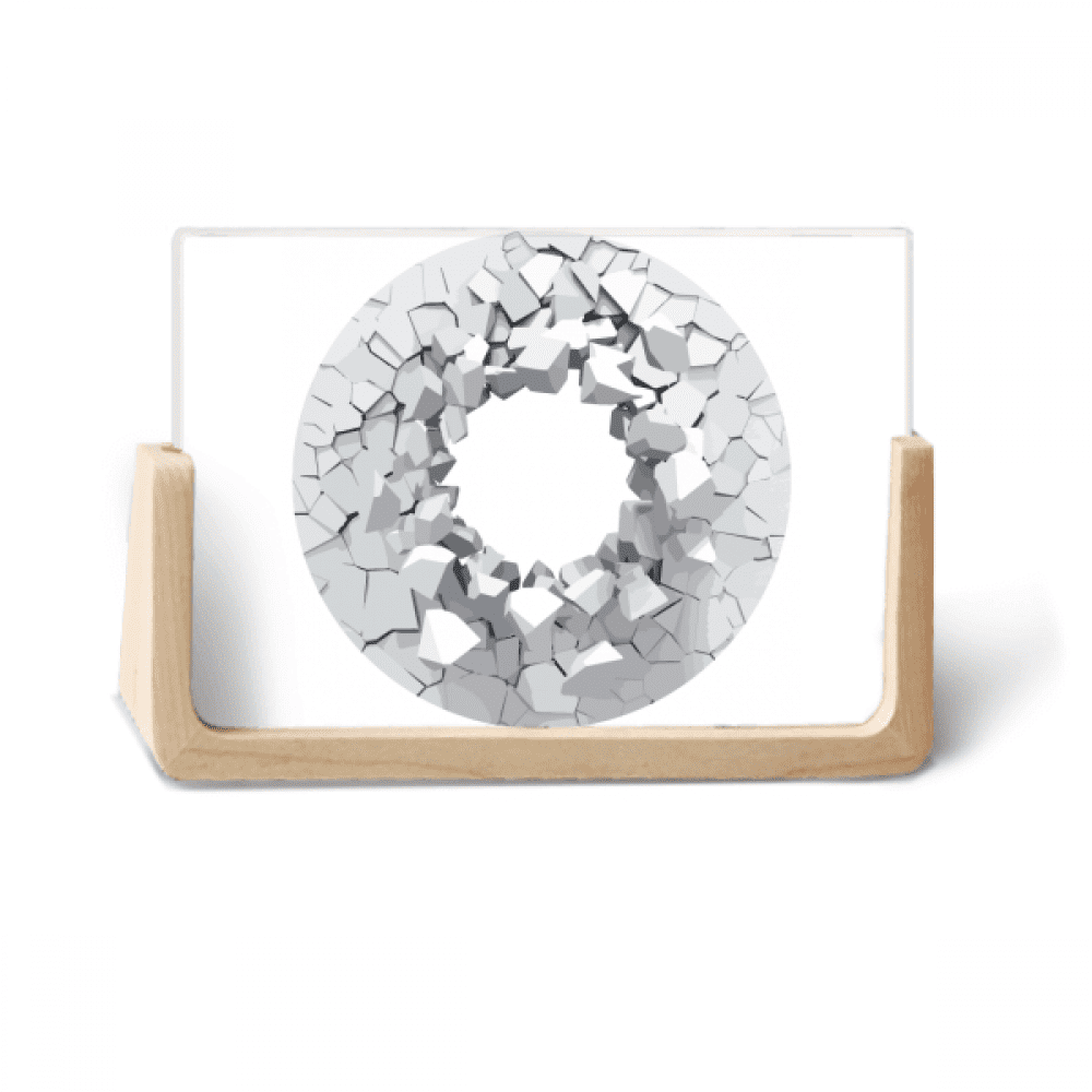 Broken Wall Impact Decoration Photo Wooden Photo Frame Tabletop Display ...