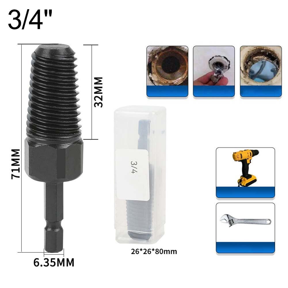Broken Wire Extractor Threading Tools 1/2'' 3/4'' 1'' Broken Head Screw ...