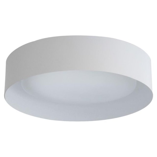 Bromi Design Lynch Metal Flush Mount Ceiling Light in White and Gray ...