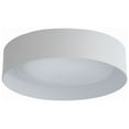 Bromi Design Lynch Metal Flush Mount Ceiling Light in White and Gray ...