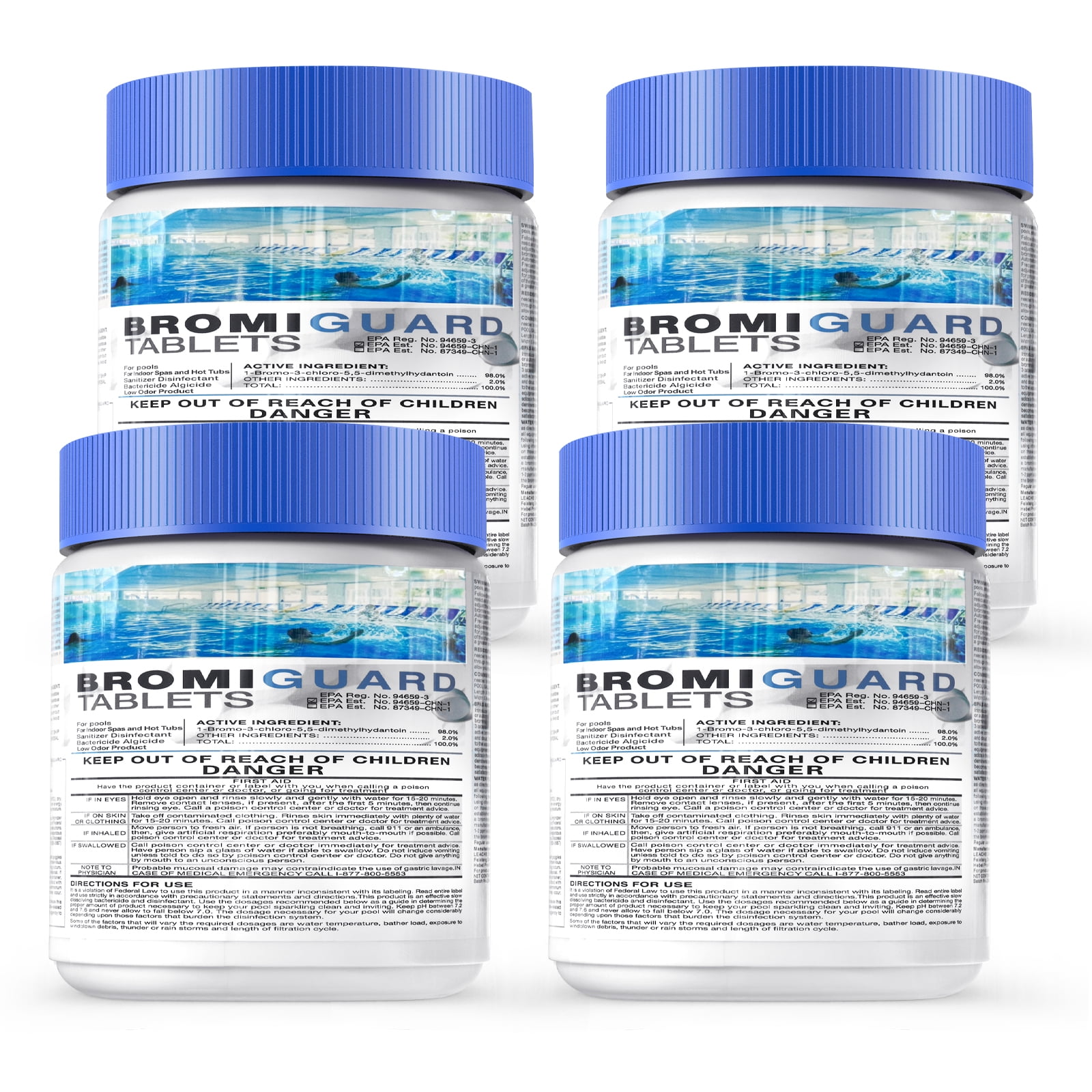 Bromine Tablets for Hot Tub&SPA- 4 LB - 1 inch Brominating Tablets ...