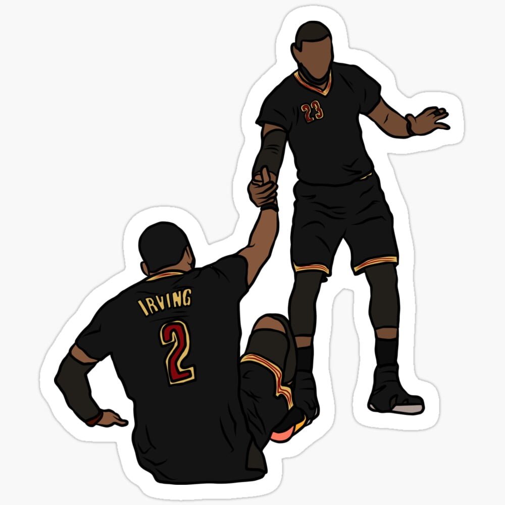 Bron And Kyrie Sticker Phone Decal Water Bottle Stickers Car Decals ...