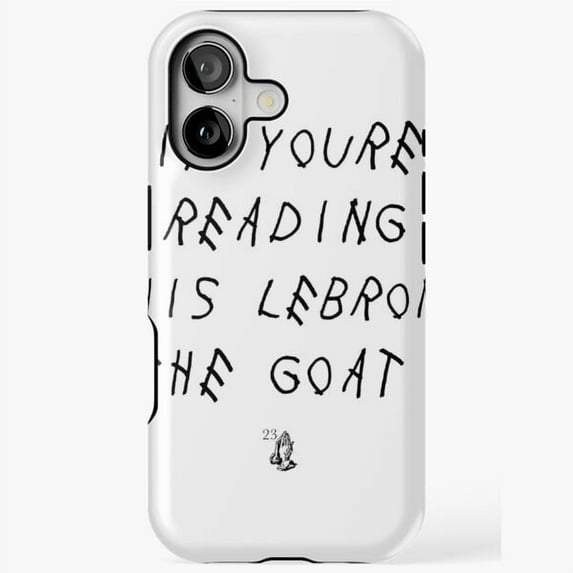 'Bron GOAT' Tribute Inspired Graphic Art Design Case for Apple iPhone ...