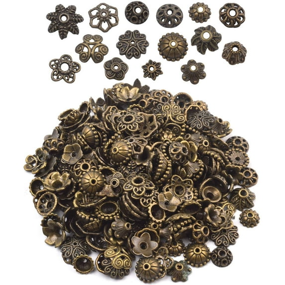 BronaGrand 100 Gram(About 150-250pcs) Bali Style Jewelry Making Metal ...