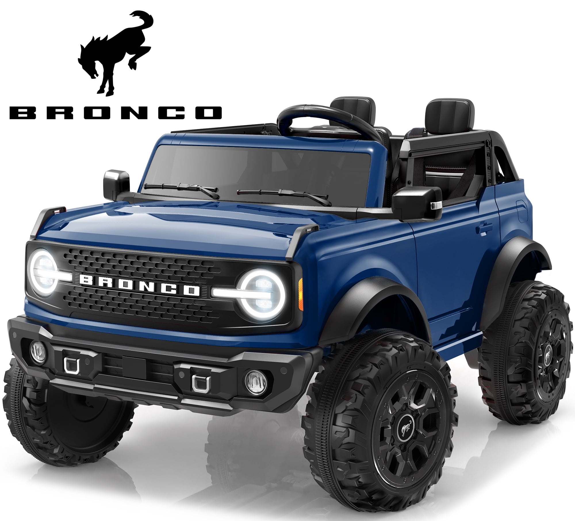 iYofe Ford Bronco 24V Ride On Car for Big Kids, 2 Seater Power Ride On ...