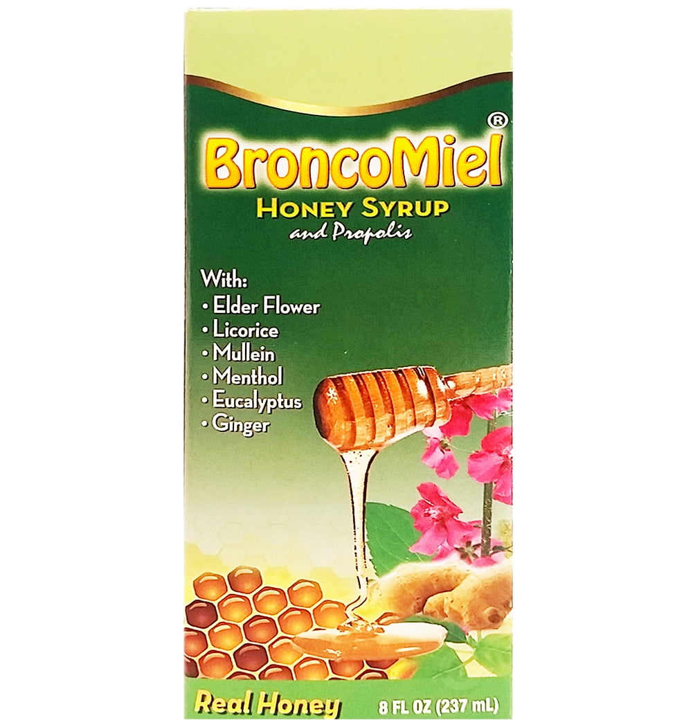 BroncoMiel Syrup 8 oz - Jarabe con Miel - Walmart.com