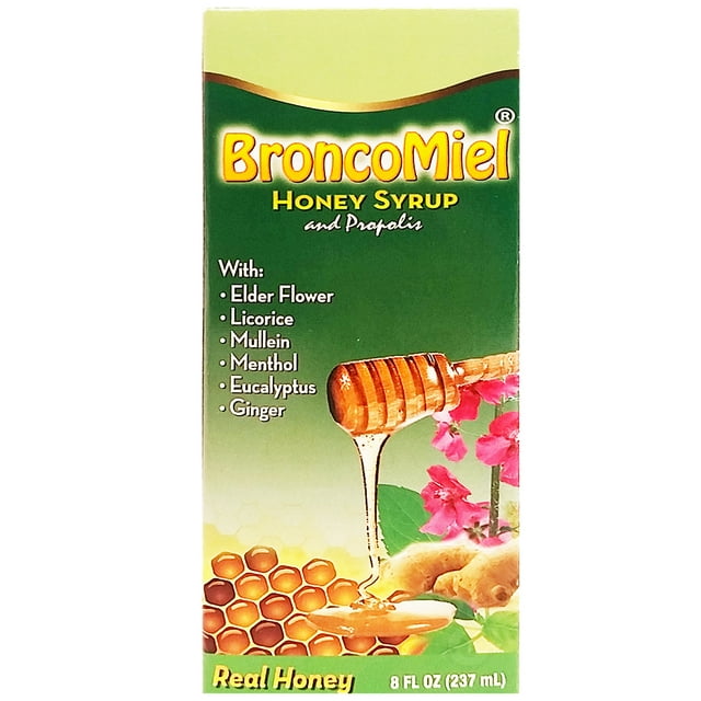BroncoMiel Syrup 8 oz - Jarabe con Miel - Walmart.com