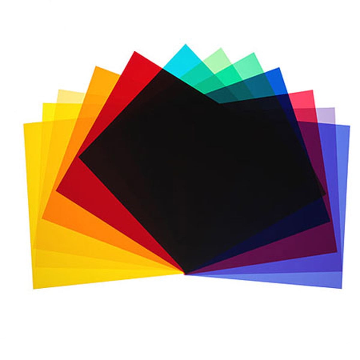 Broncolor 9" Color Filter Set for P70 Barndoors (Set of 12) - Walmart.com