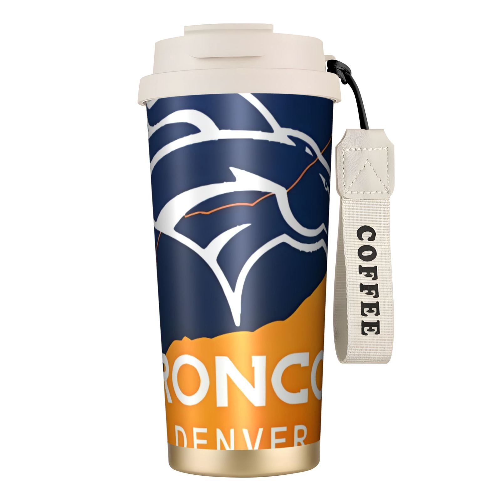 Broncos 316 Stainless Steel Coffee Cup Sports Travel Cup Leakproof, Mug ...
