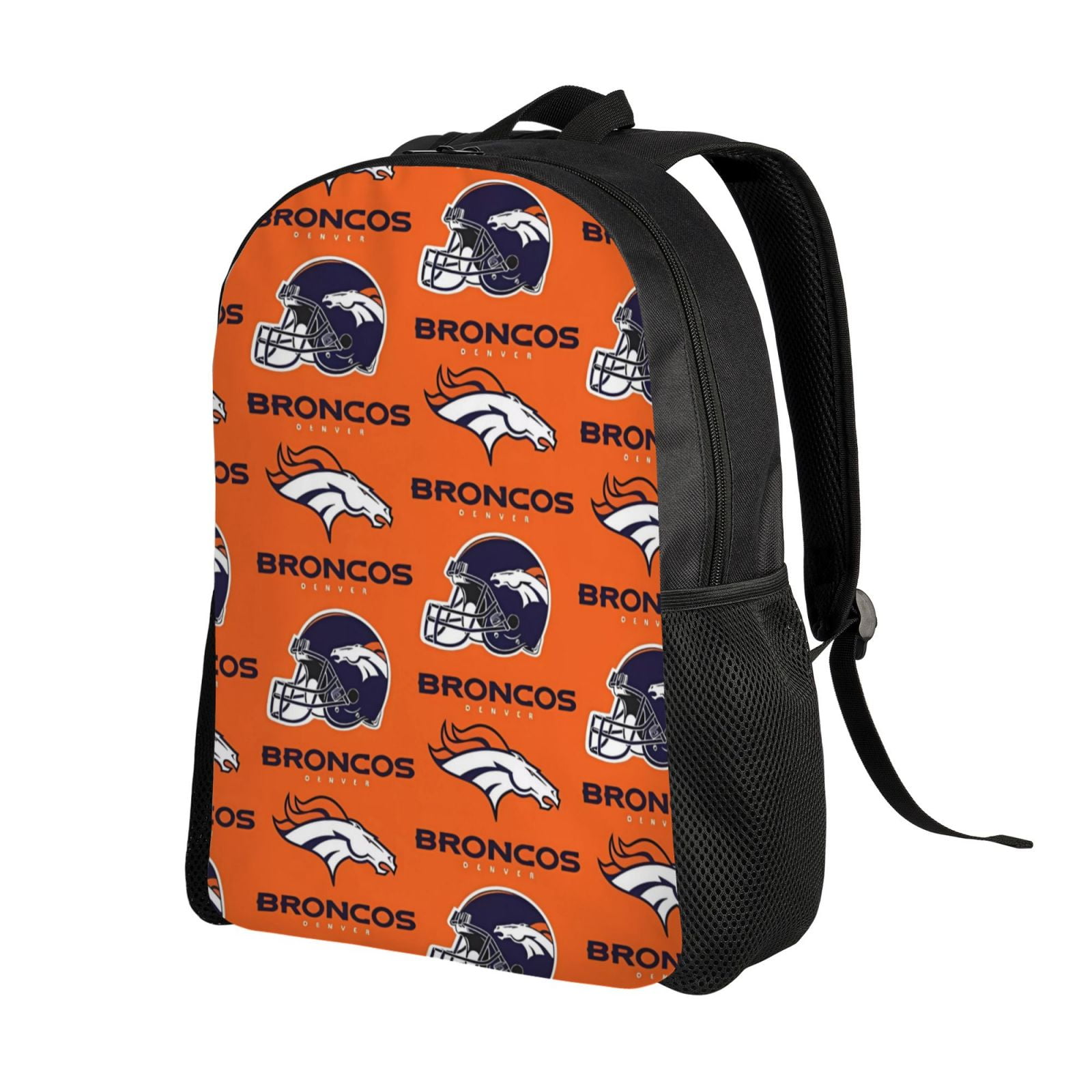 Broncoss Adjustable Student Backpack Custom Football Fans Backpack ...
