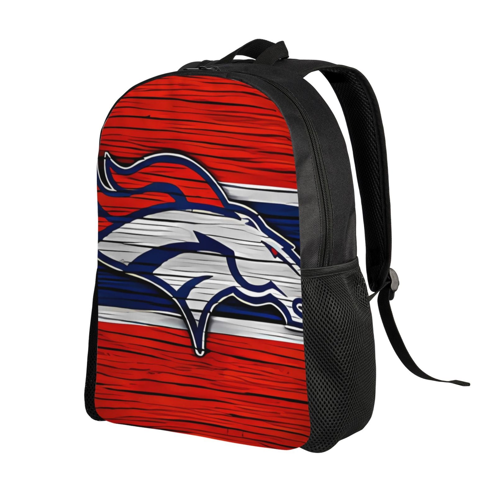 Broncoss Adjustable Student Backpack Custom Football Fans Backpack ...