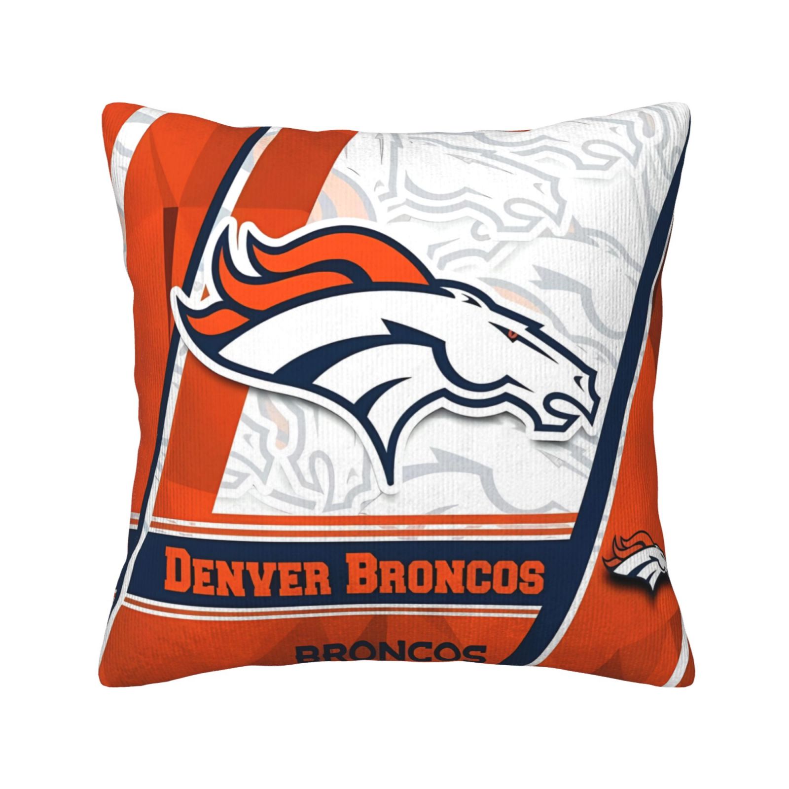 Broncos Corduroy Throw Pillow Covers Football Style Throw Pillow Covers ...