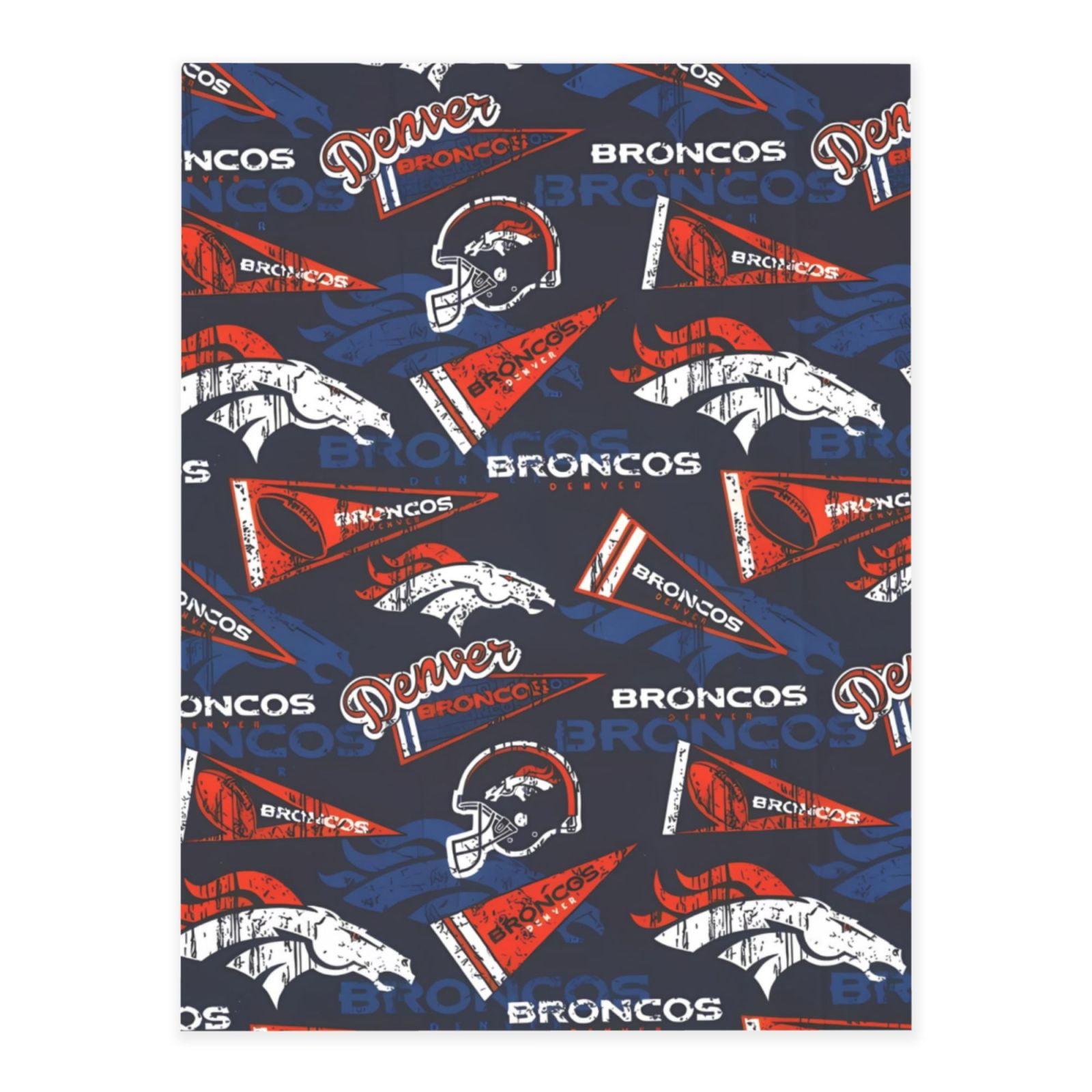 Broncos Crystal Sticker Football Team Stickers Fans DIY Gift Decorative ...