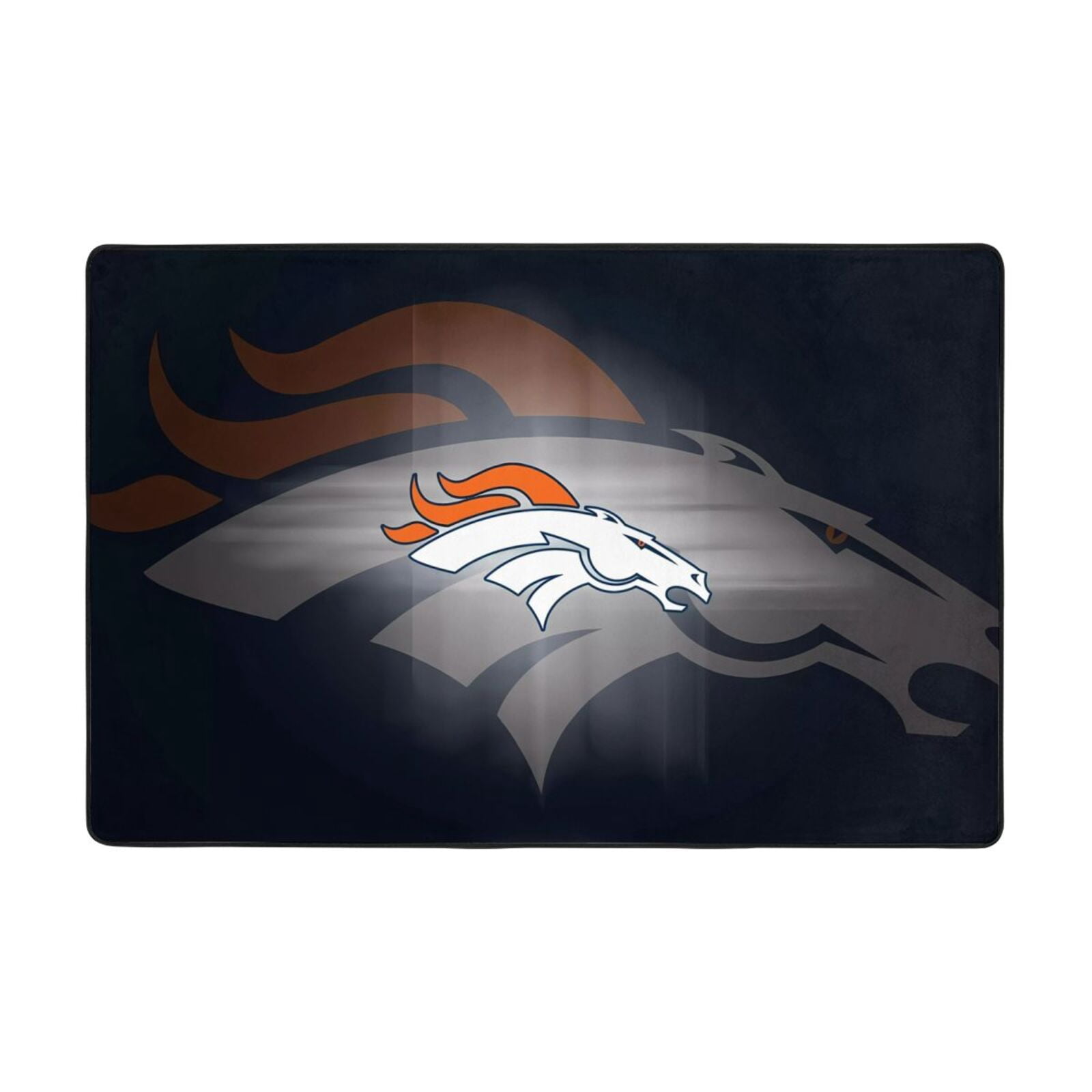 Broncos Football Bathroom Rugs Non-Slip Water Absorbent Washable Bath ...