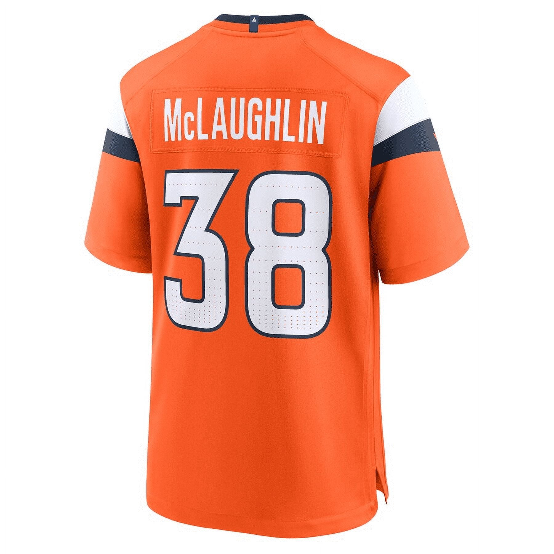 Broncos Football Shirt Jaleel McLaughlin#38 Sports Team Game Fans For ...