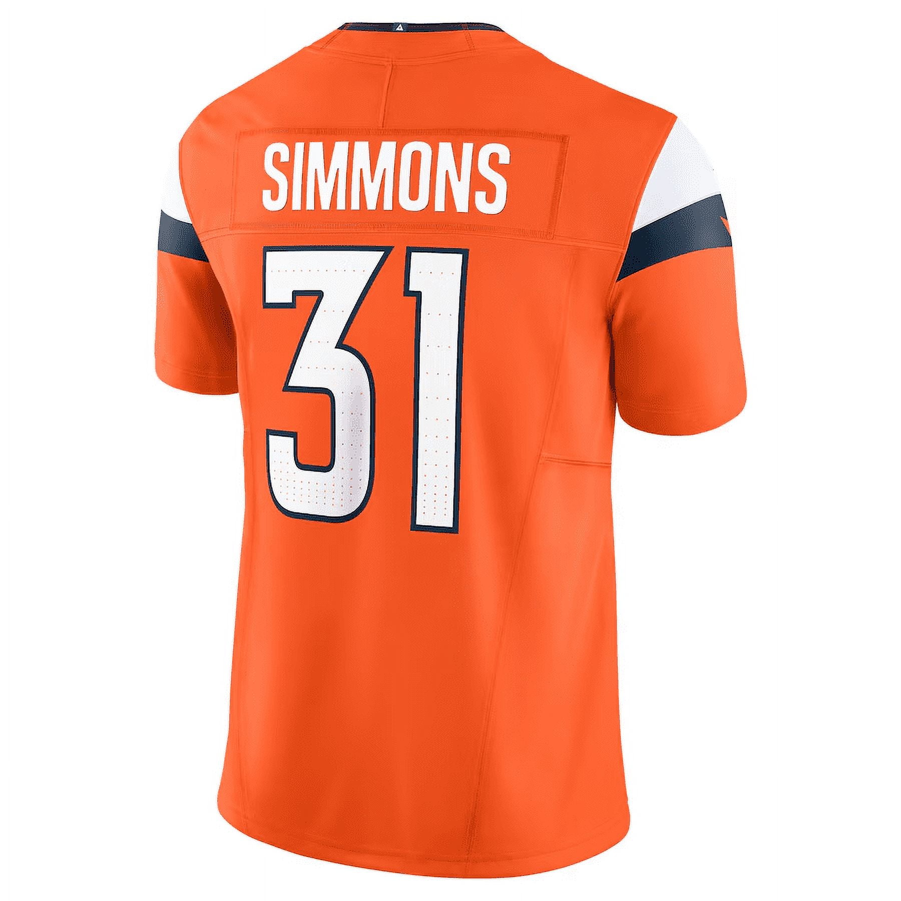 Broncos Football Shirt Justin Simmons#31 Sports Team Game Fans For Men ...