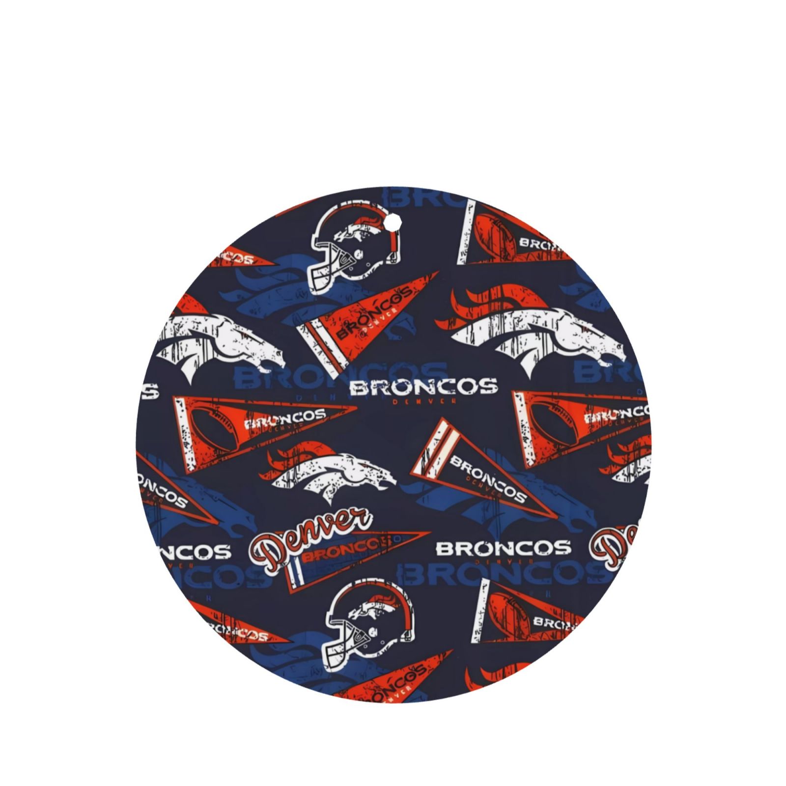 Broncos Football Team Custom Round Fragrance Tablets with Lavender ...