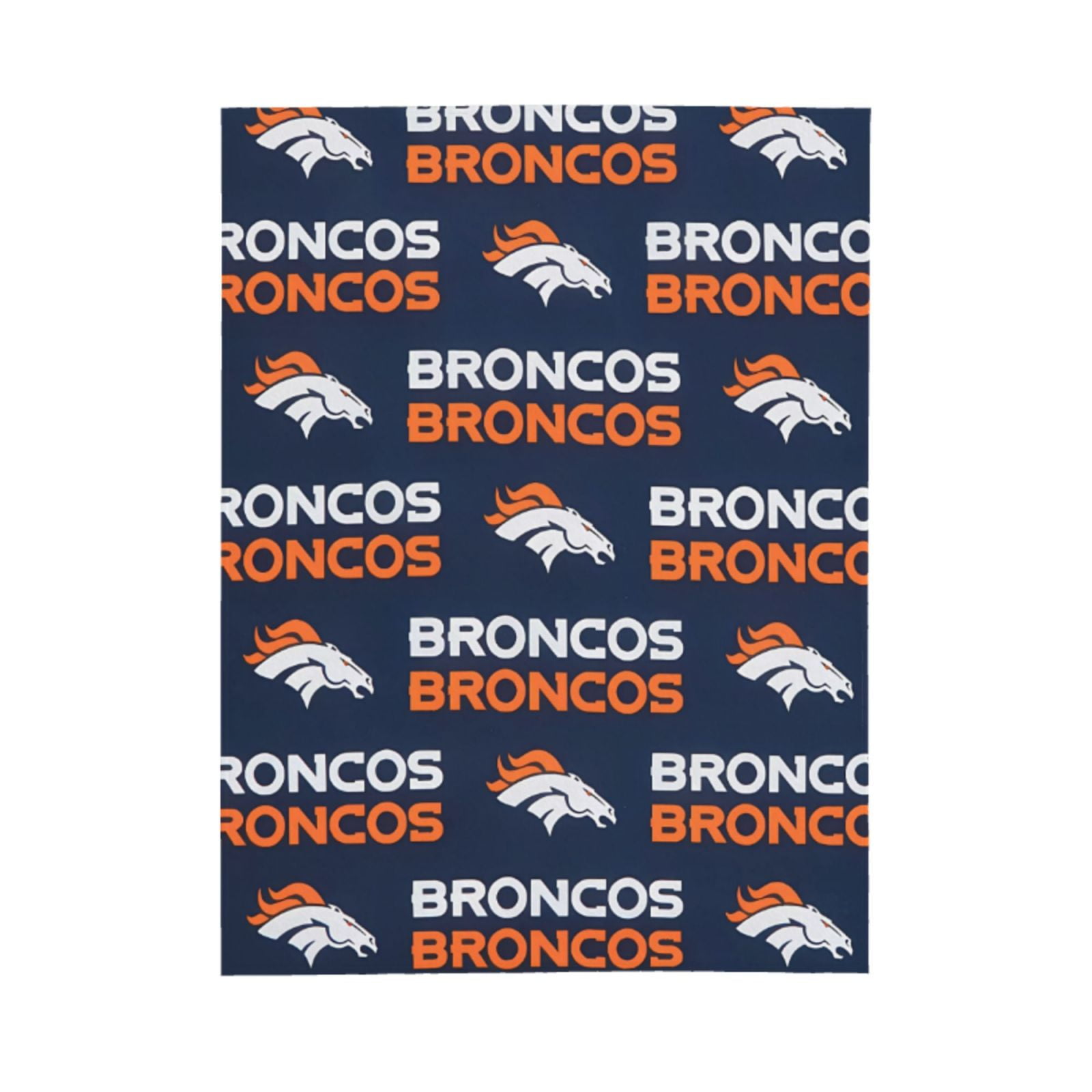 Broncos Football Team Flannel Blanket, Thickened and Super Soft Blanket ...