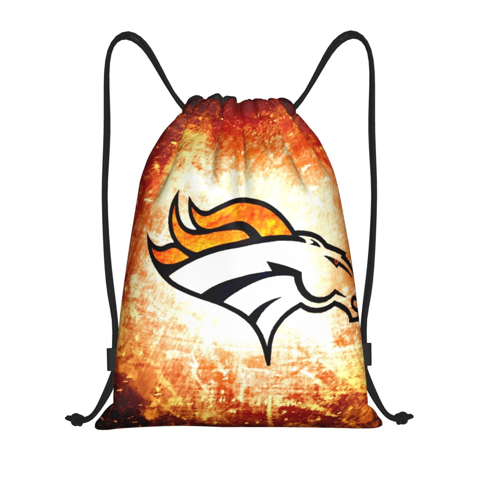 Broncos Football Team Lightweight Drawstring Bag, Sports Fitness ...