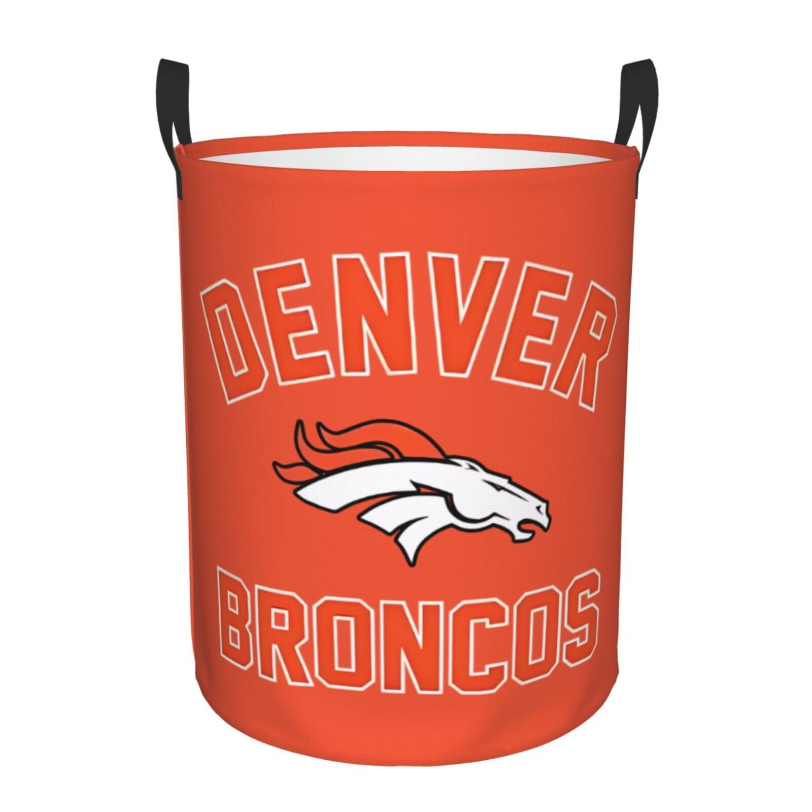 Broncos Football Team Round Single Layer Laundry Basket, Baby Round ...