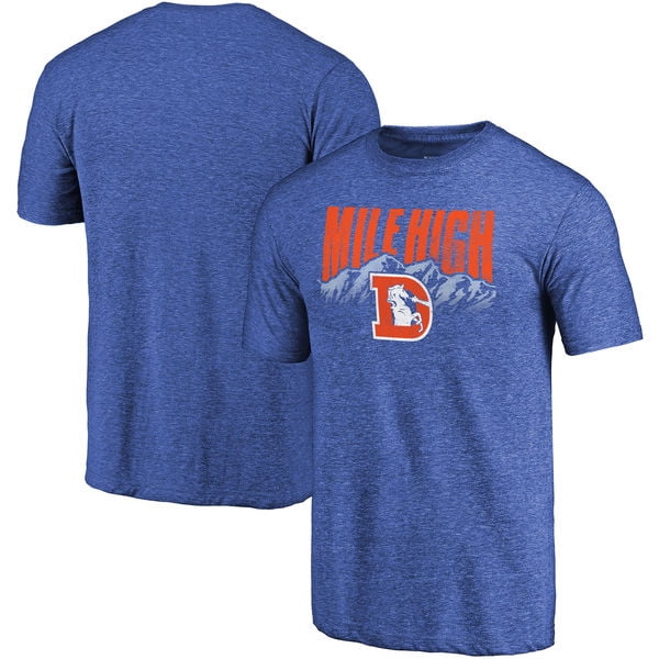 Broncos Football Team Theme Short Sleeve T-Shirt, Men's USA Football ...