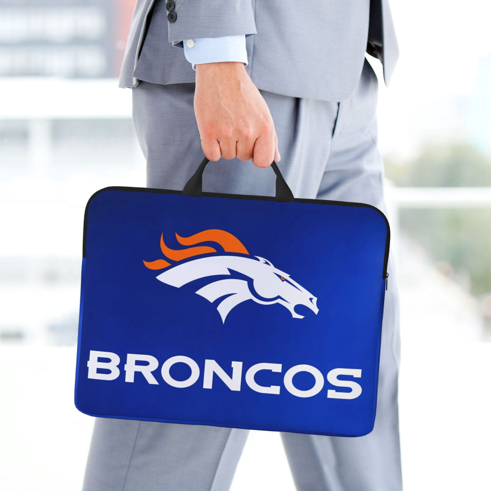 Broncos Laptop protective case can store computers up to 14 inches in ...
