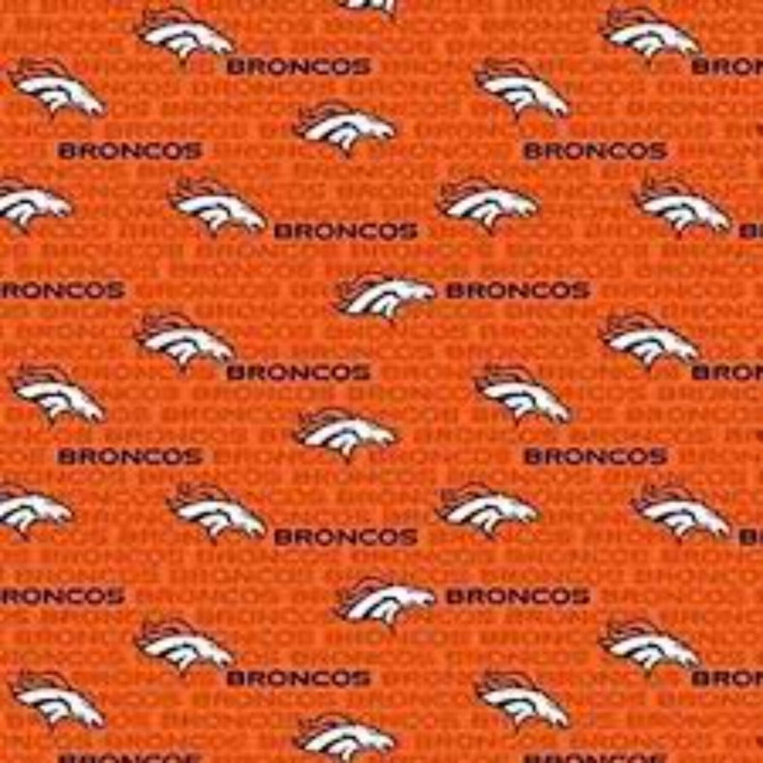 Broncos Mini Cotton Fabric - Walmart.com