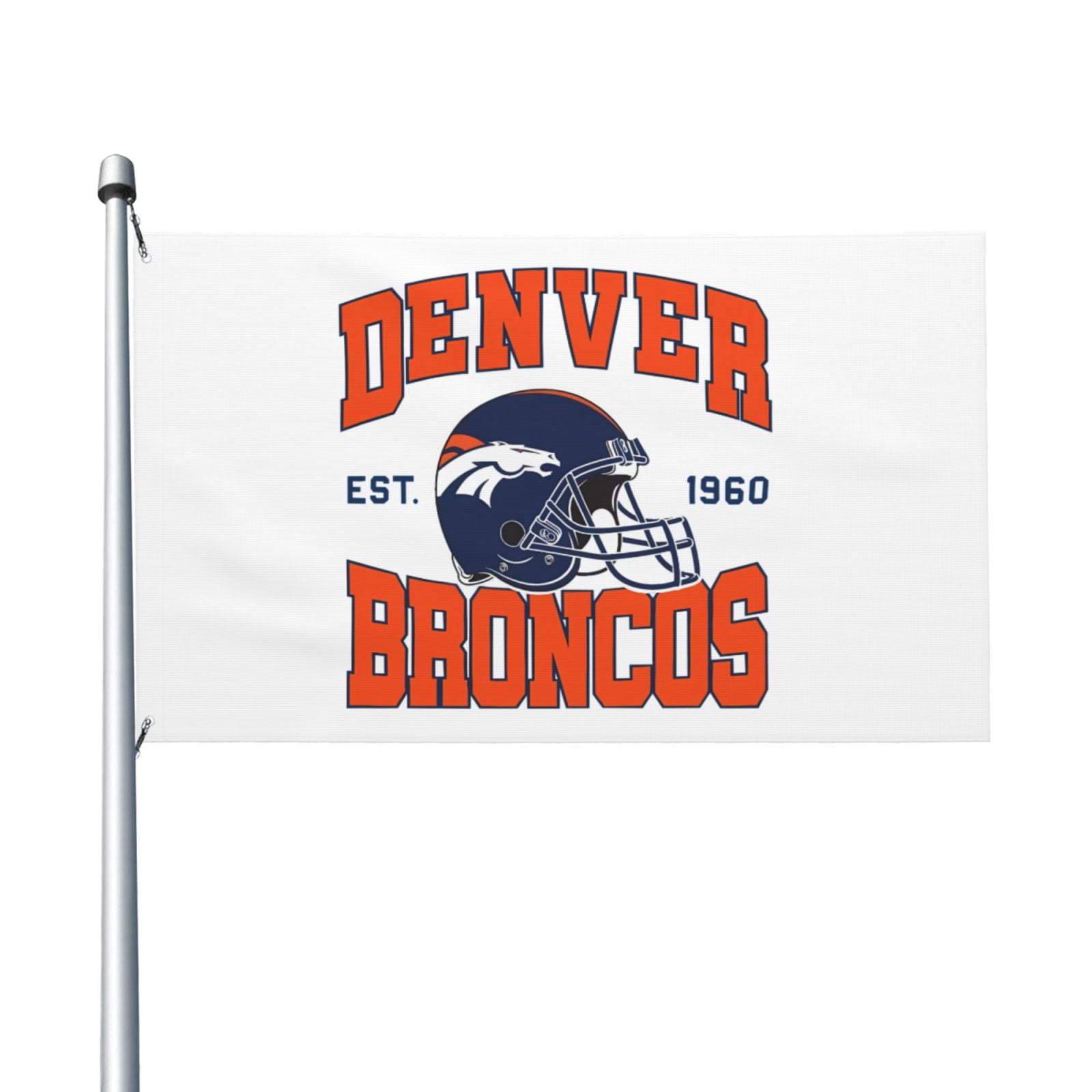 Broncos Printing Double Sided Flag 3x5FT Garden Banner Baseball Team ...