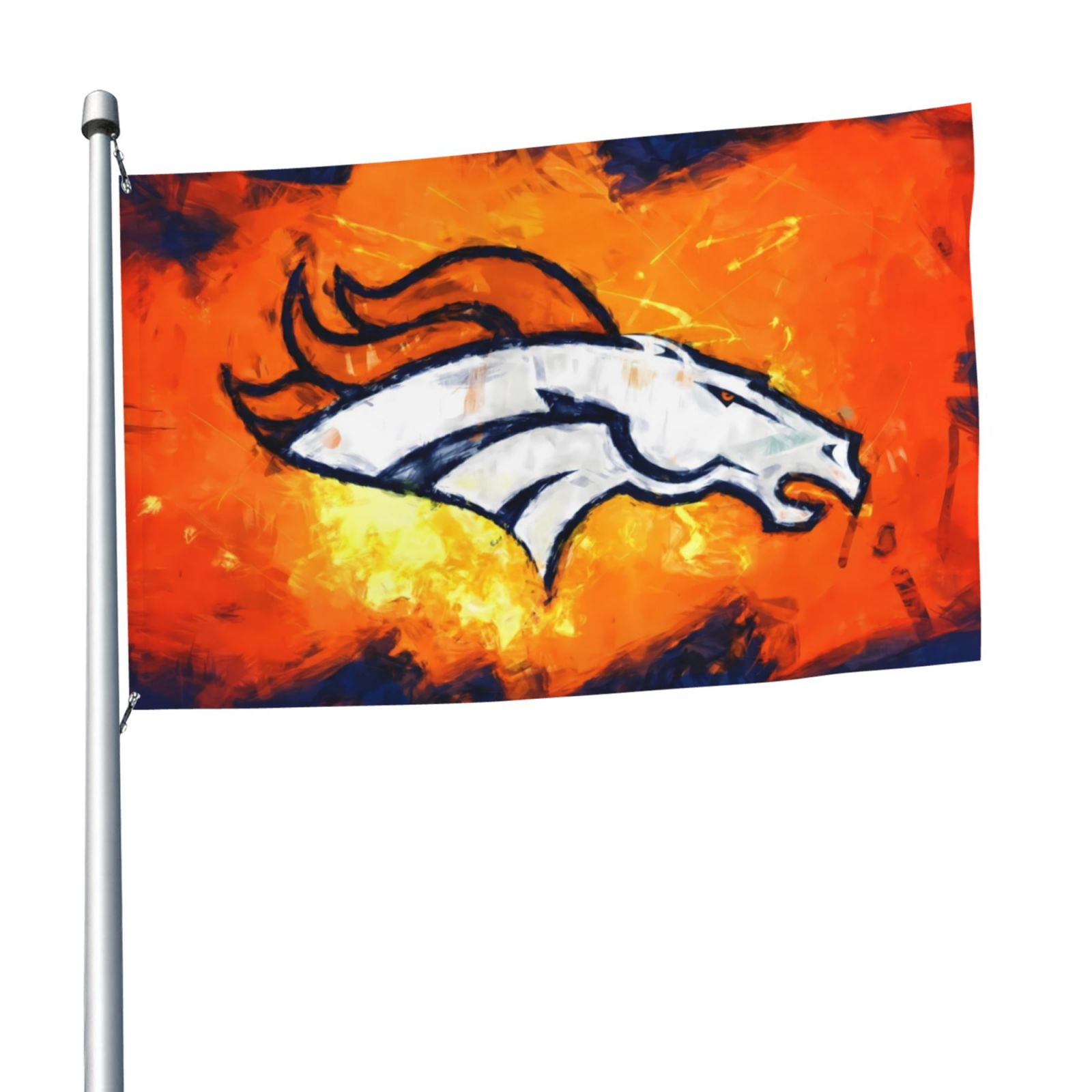Broncos Professional Football Team Flag 5x8ft Garden Flag Soccer Flag ...