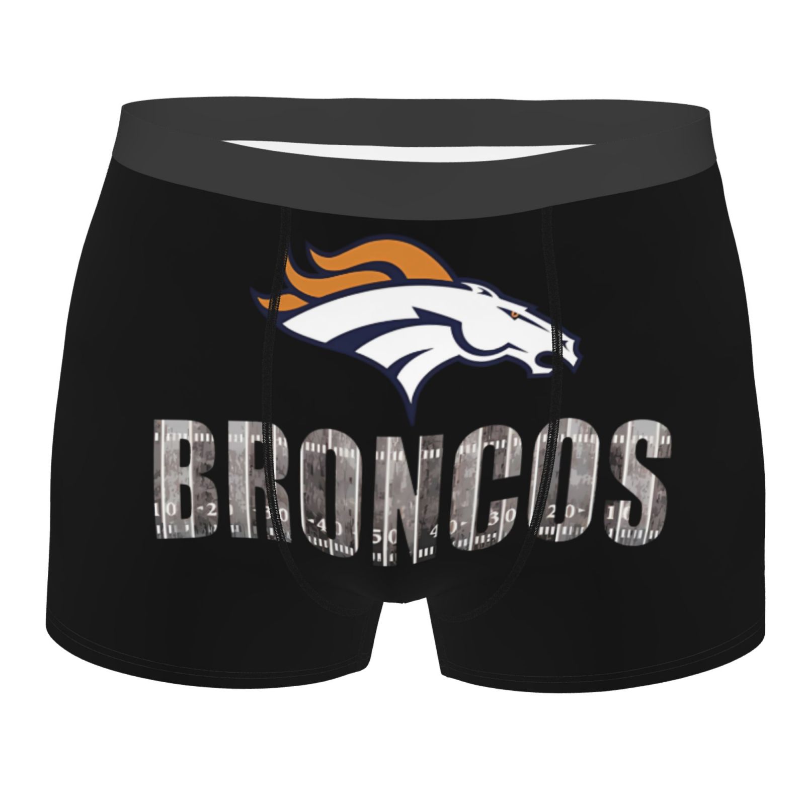 Broncos Sports Theme Men Teen Boys Boxer Briefs (S-XXL) Fun Boxers ...