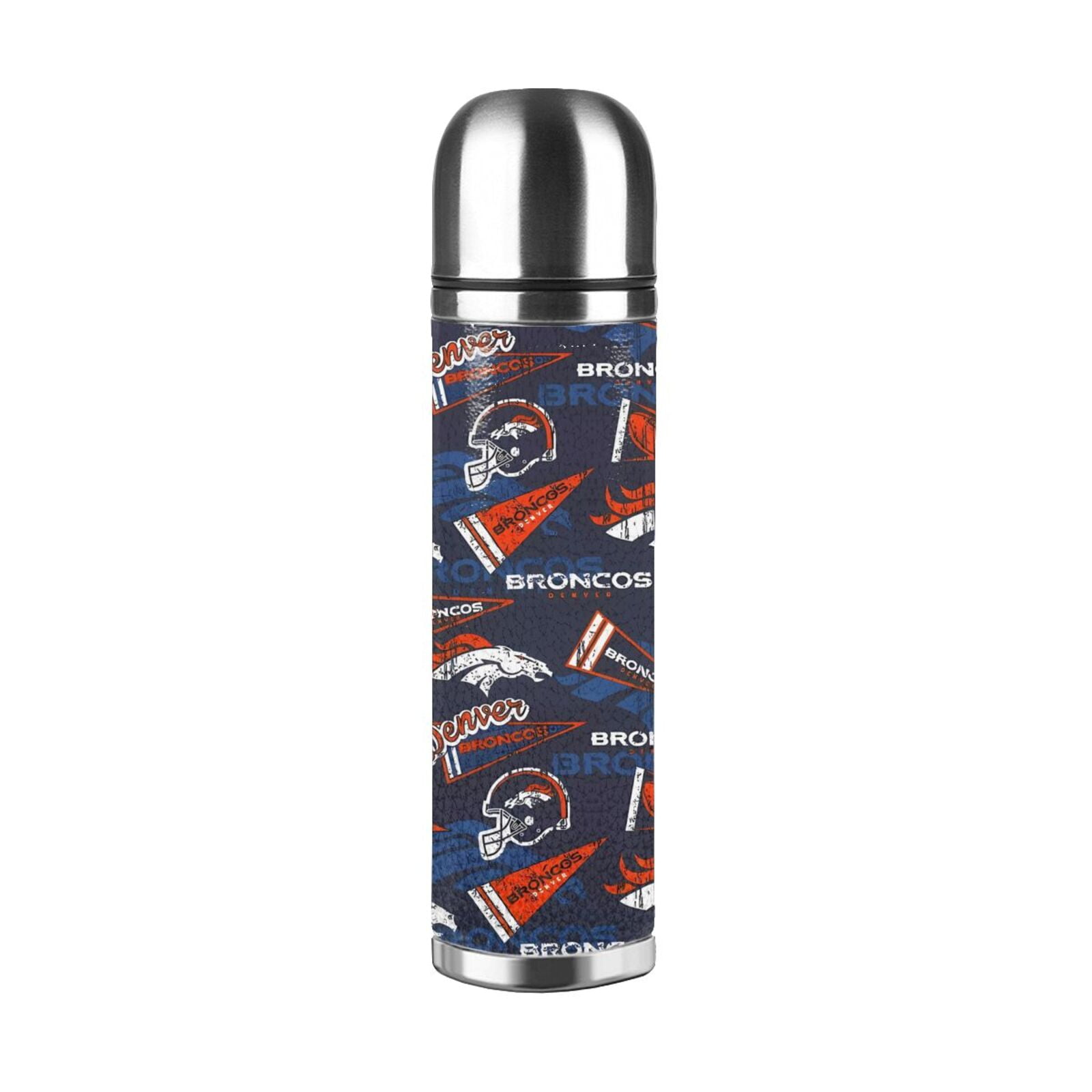 Broncos Stainles Steel Water Bottle 500ML Vacuum pot Football Team Logo ...