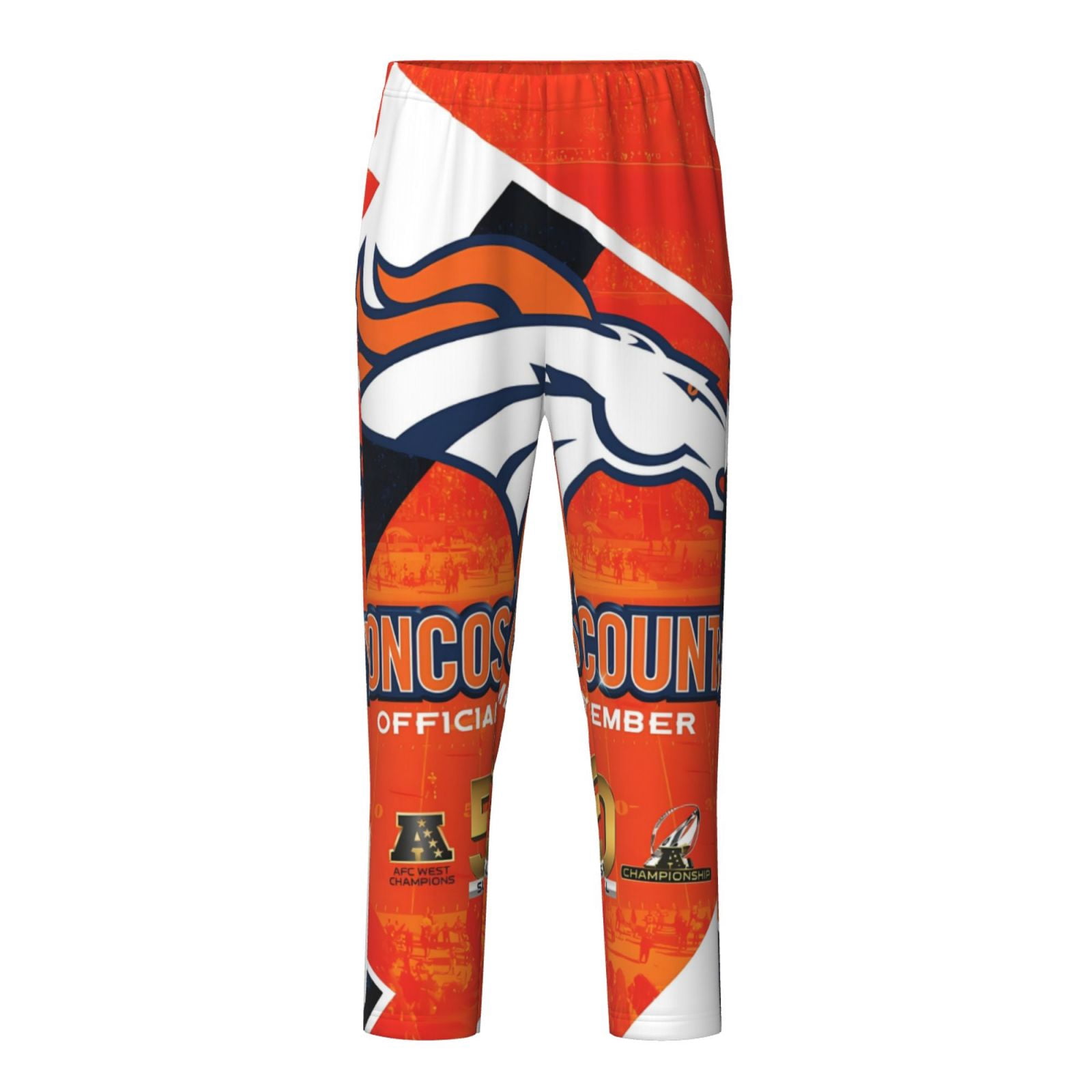 Broncos Teenagers' Pajama Pants Football Team Womens Pajama Pants ...